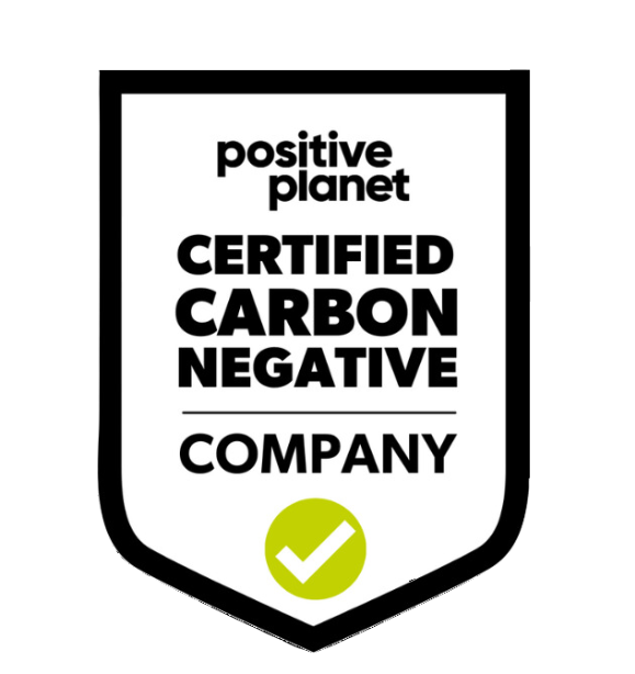 We are Certified Carbon Negative!